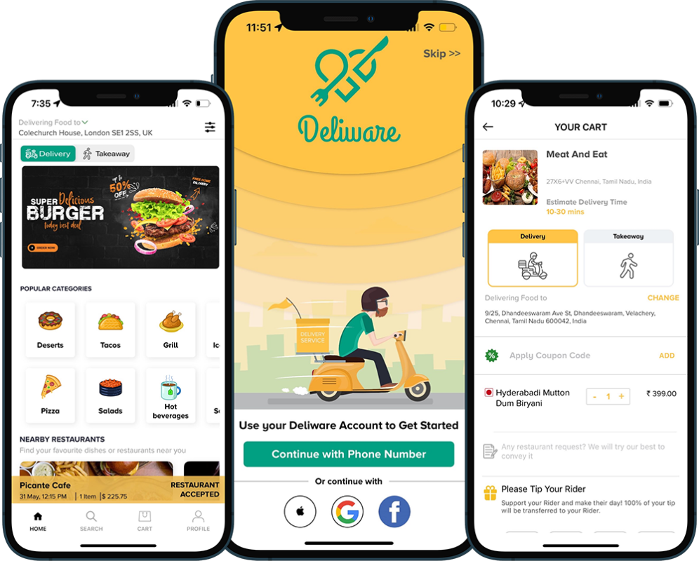 Food Ordering Script | On Demand Food Ordering script